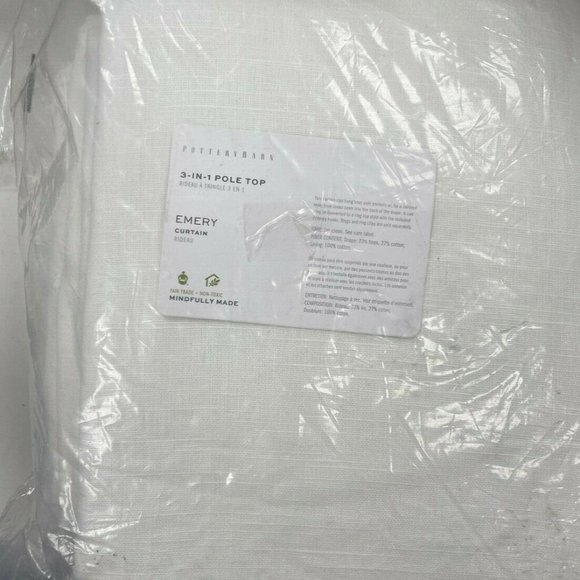 Pottery Barn | Other | Pottery Barn Custom Emery Linencotton Rod Pocket ...